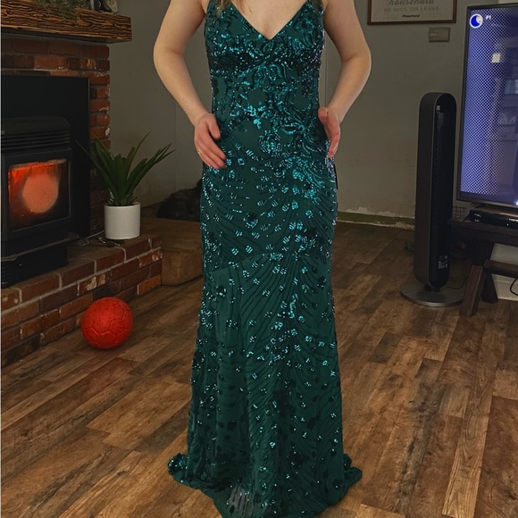 Lulus Dresses Lulus Prom Maxi Green Dress Photo Finish Forest